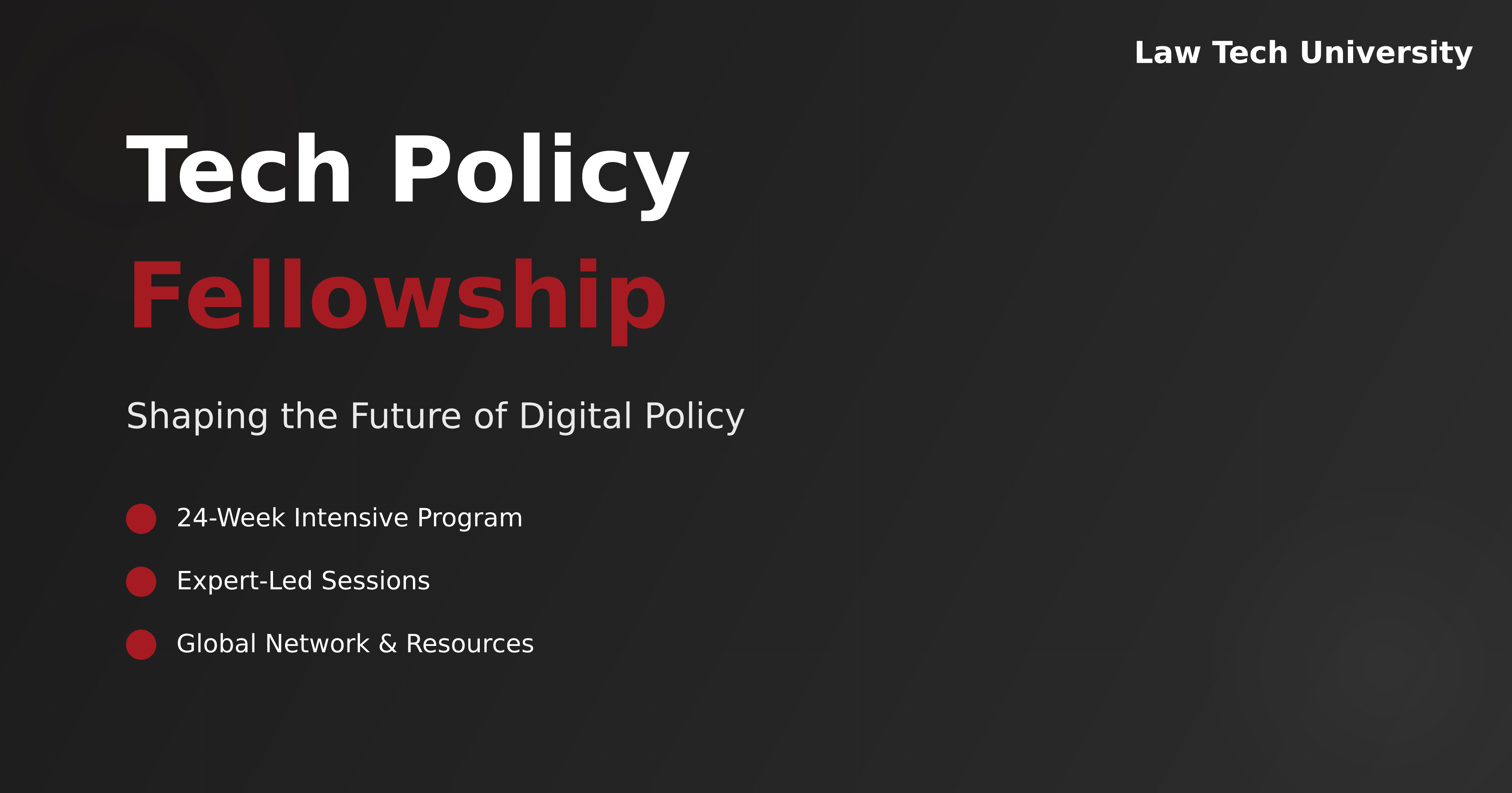 Tech Policy Fellowship | Law Tech University